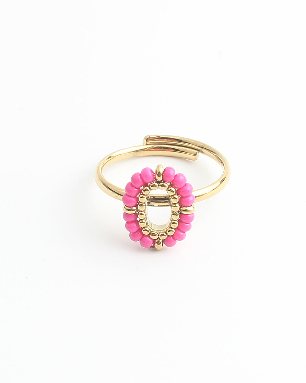 Amity | Ring Pink | Stainless Steel | Adjustable | Notbranded