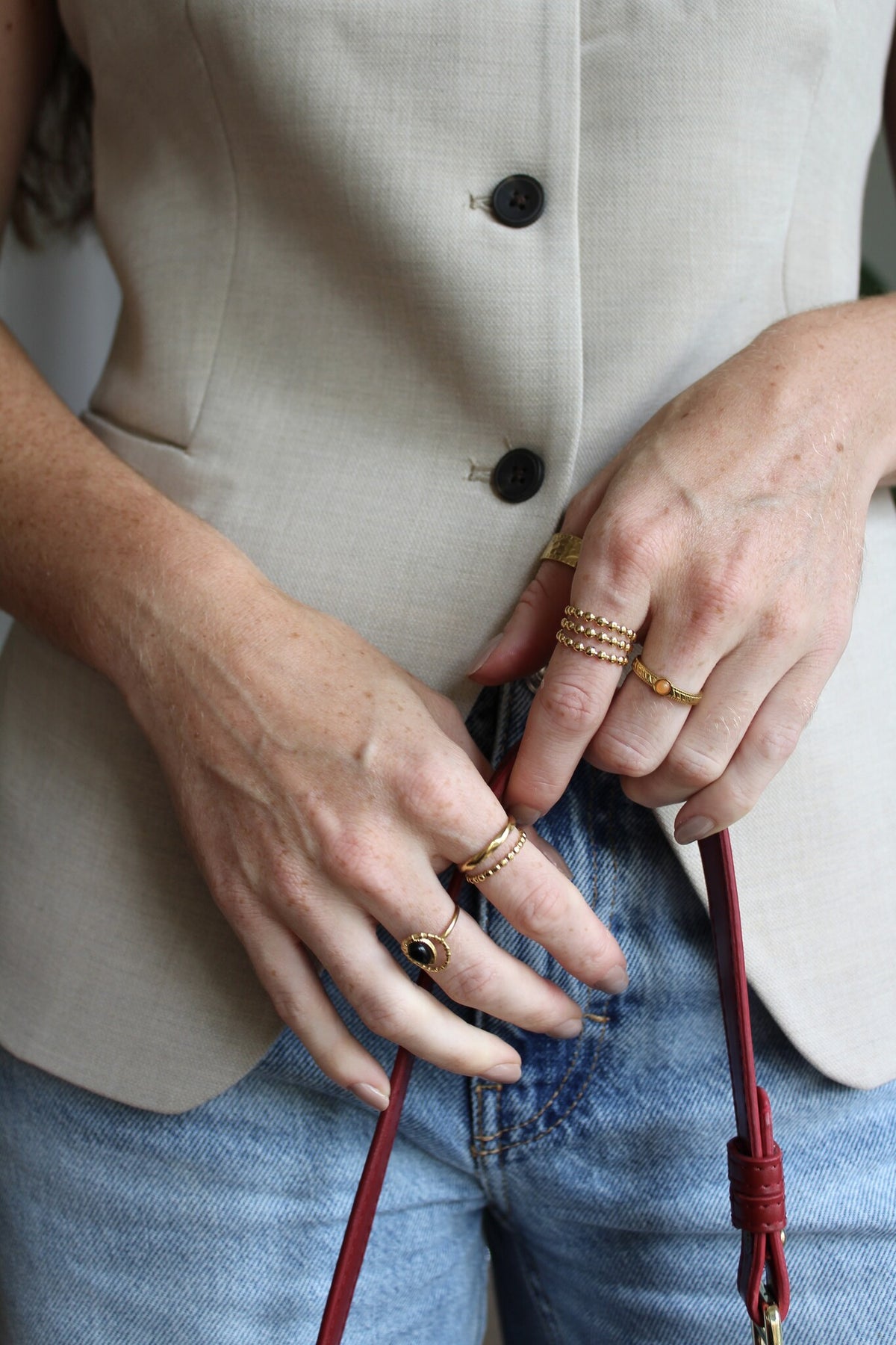 Remi | Rings | Stainless Steel | Adjustable | Notbranded